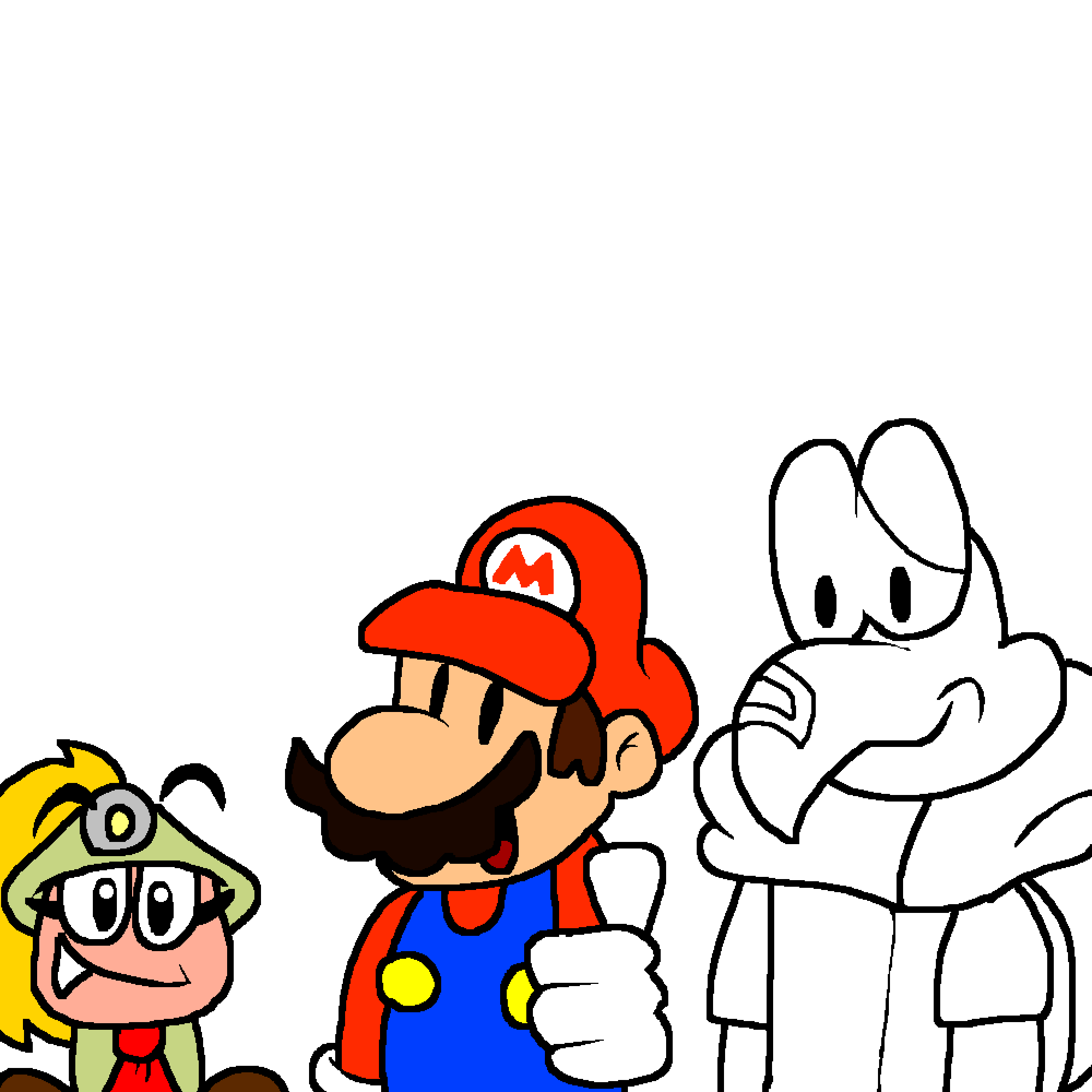 Pixilart - Paper Mario ttyd wip by MemeKing69