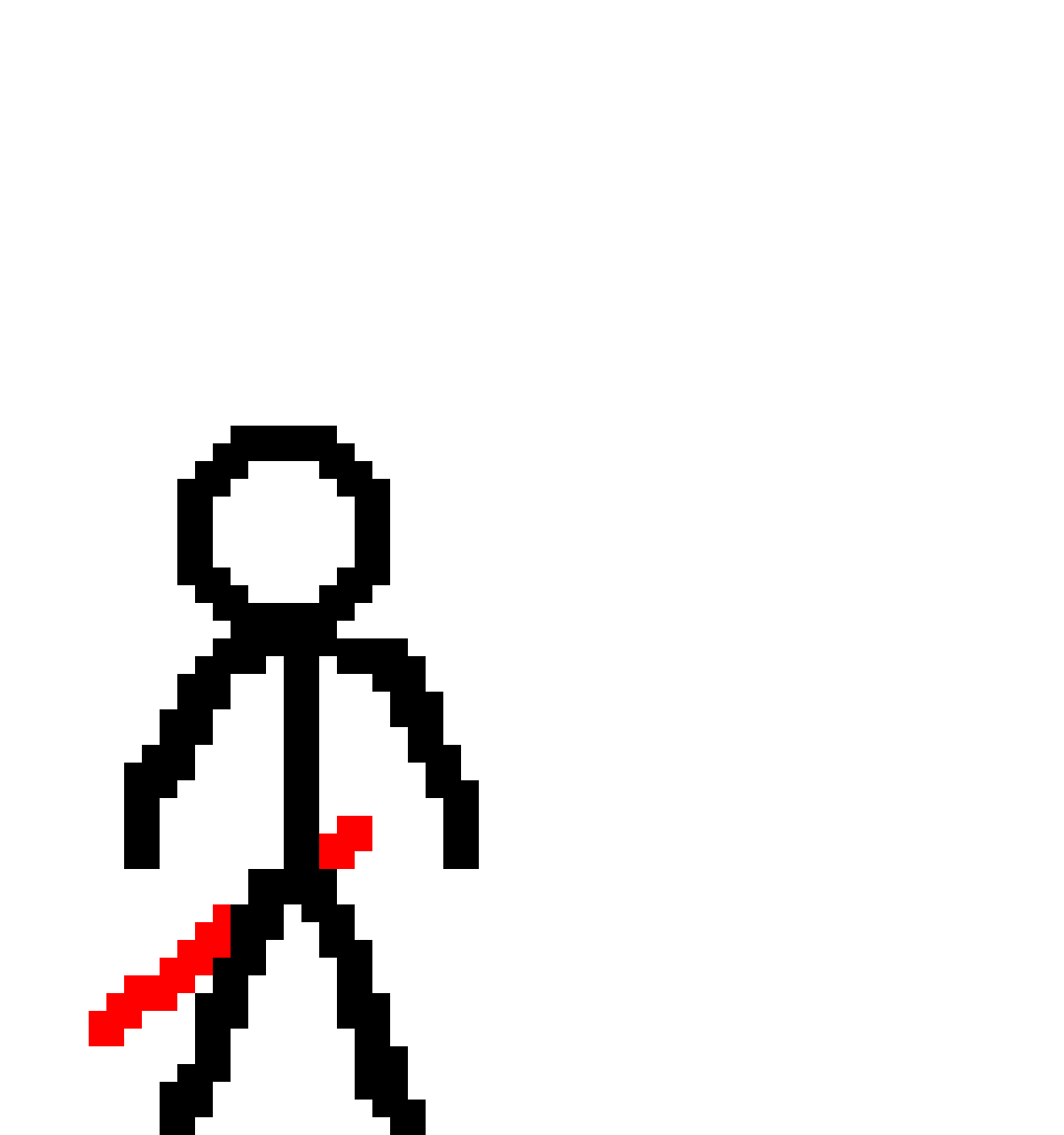 Pixilart - stickman breathing 1st form by namelessfighter