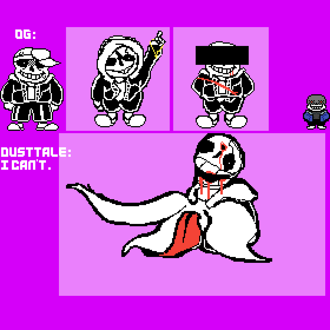 DUSTTALE i can by Guythatdrawsans - Pixilart