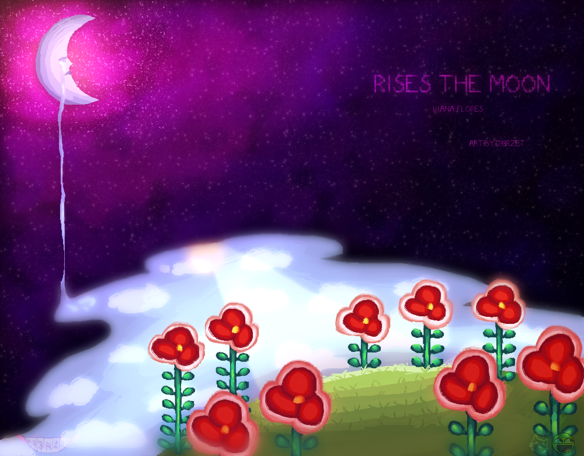 Pixilart - Rises the Moon by D33RZET