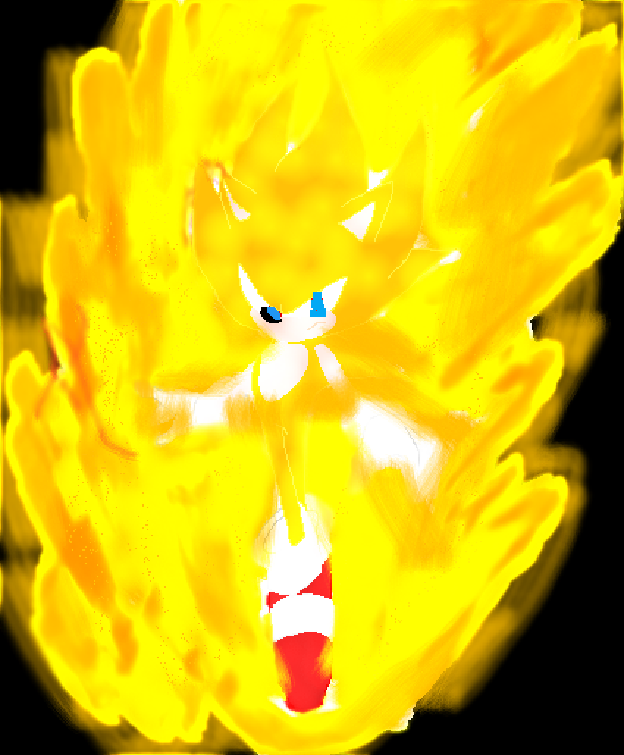 Pixilart - Super Sonic 2 by Classic-Tails-8