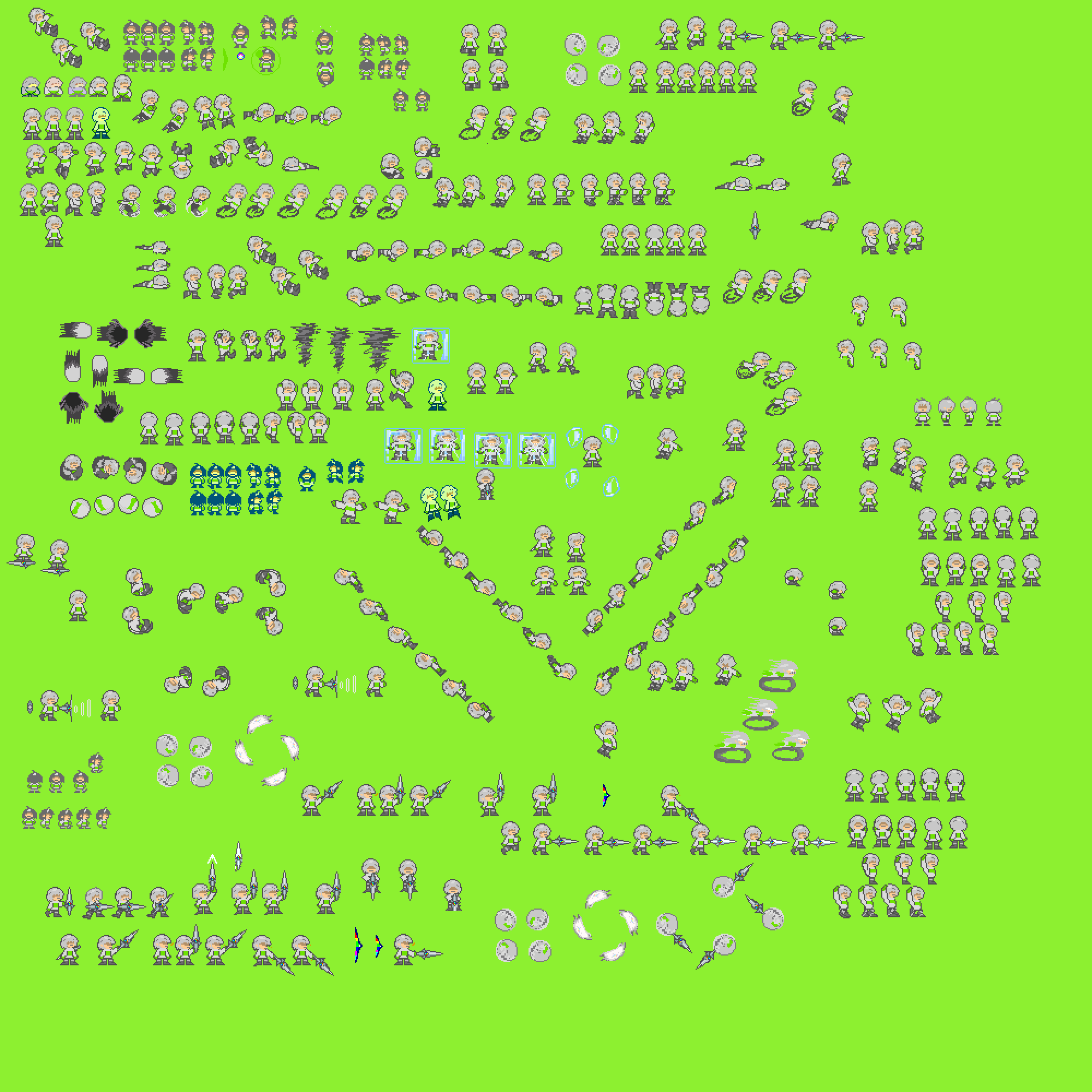 Pixilart - All Basic Grey Sprites (Final Version V2) by Cosmogos