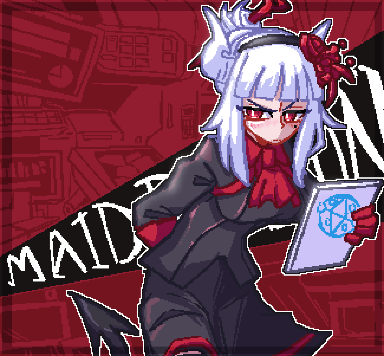 Pixilart - The Maid Demon by CiaoO9