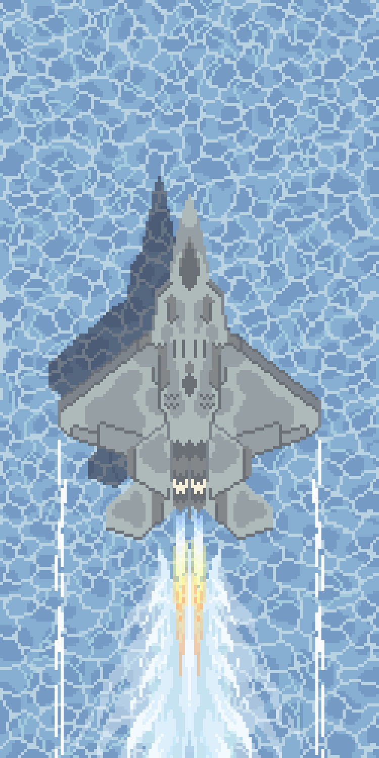 Pixilart - F 22 Raptor by Poly-Axolotl
