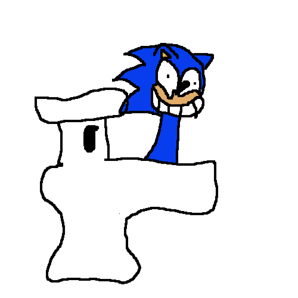 Pixilart - Skibidi Sonic by SonicMania29