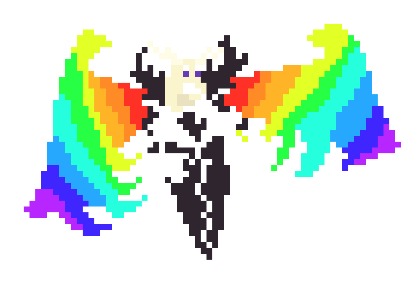 Pixilart - Asriel (Final Form) by Kiniaczu