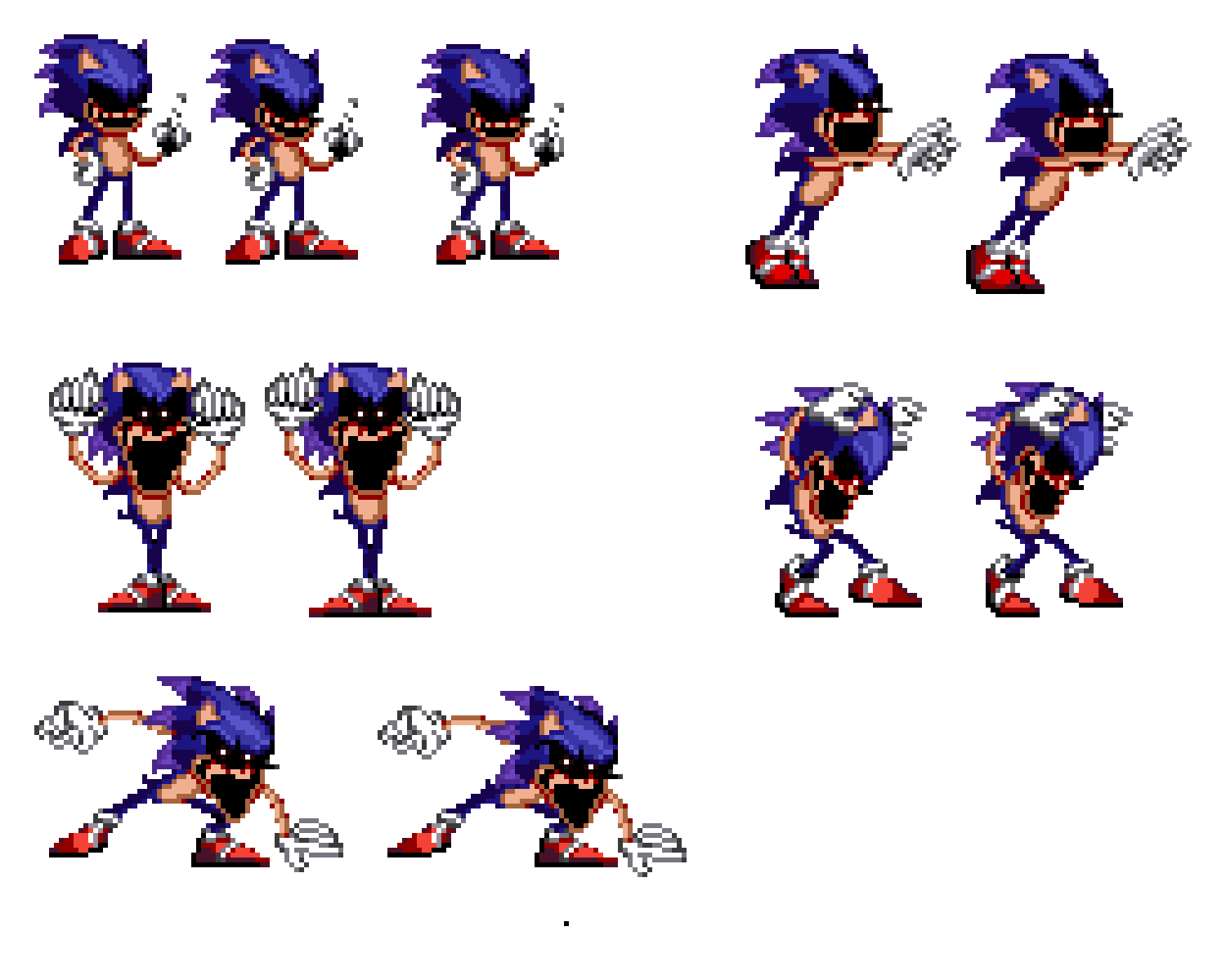 Pixilart - unused ycr sprites for vs exe redux by BlueboxDude