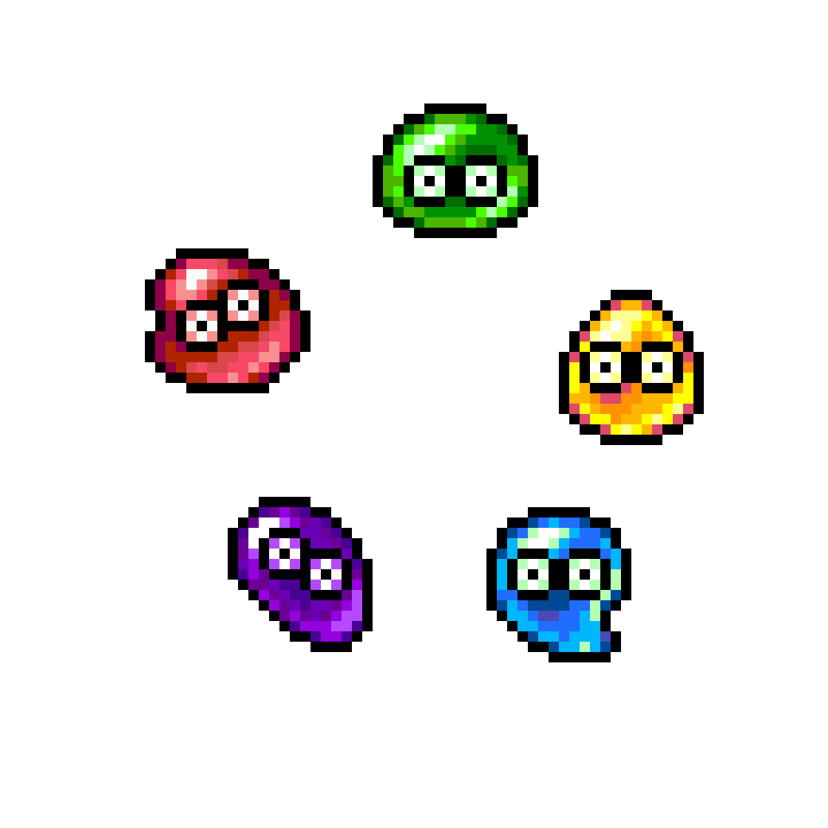 Pixilart - Mean Bean Machine Sprites by JaxonR