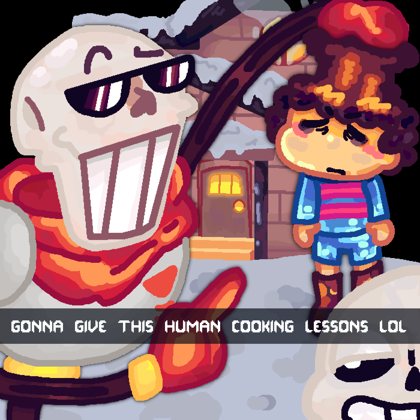 Pixilart - * GONNA GIVE THIS HUMAN COOKING LESSONS! by AVanillaCookie