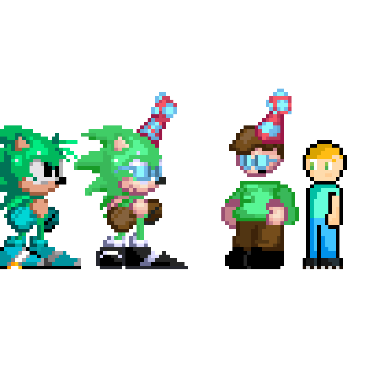 Pixilart - mobian Simpmunk version 2 by Gavin2040