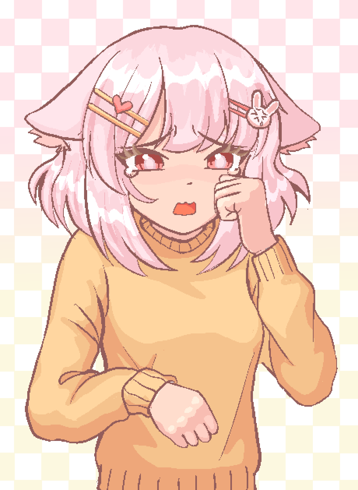 Pixilart - SAD GIRL by Fennekandi