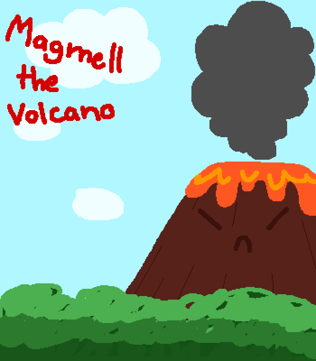 Magmell the volcano - Pixilart Comics