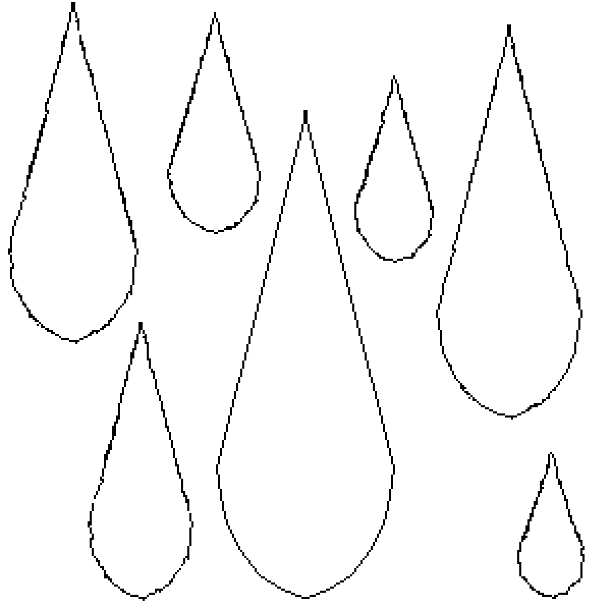 Pixilart - Raindrop falling base by Froststream