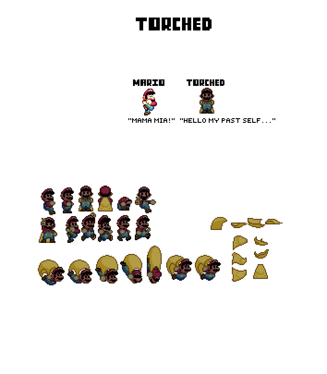 Pixilart - (TORCHED) a mario exe oc by projecthogman