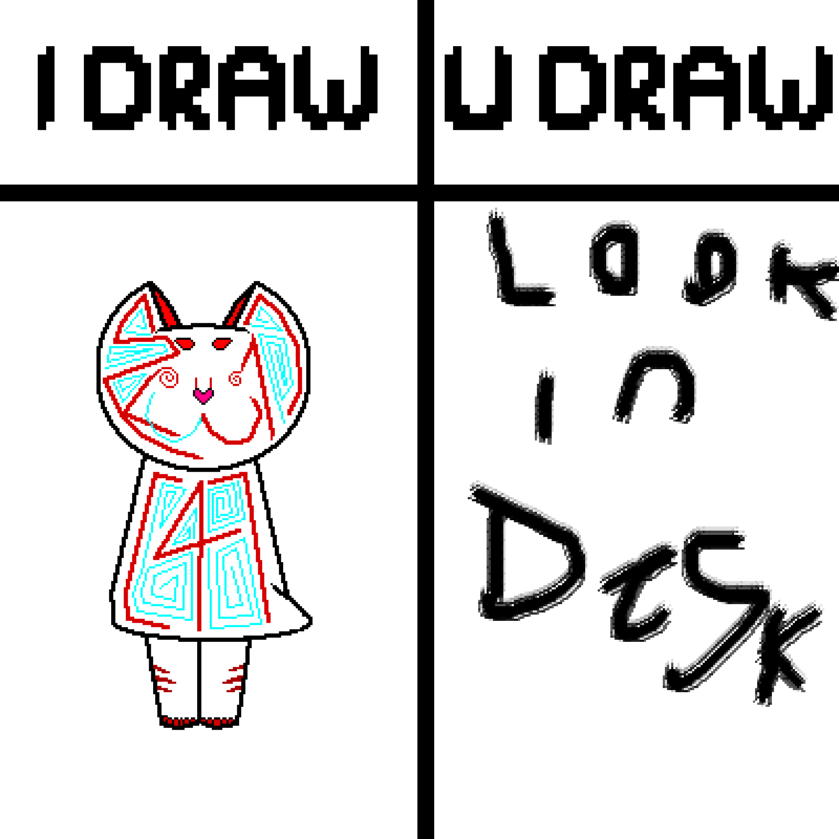 Pixilart - Try to draw my (NOW OLD) logo by Meowonion