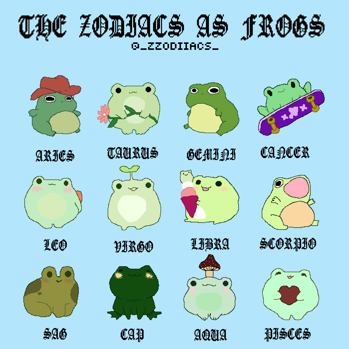 Frog zodiac signs - Horoscopeaz.com