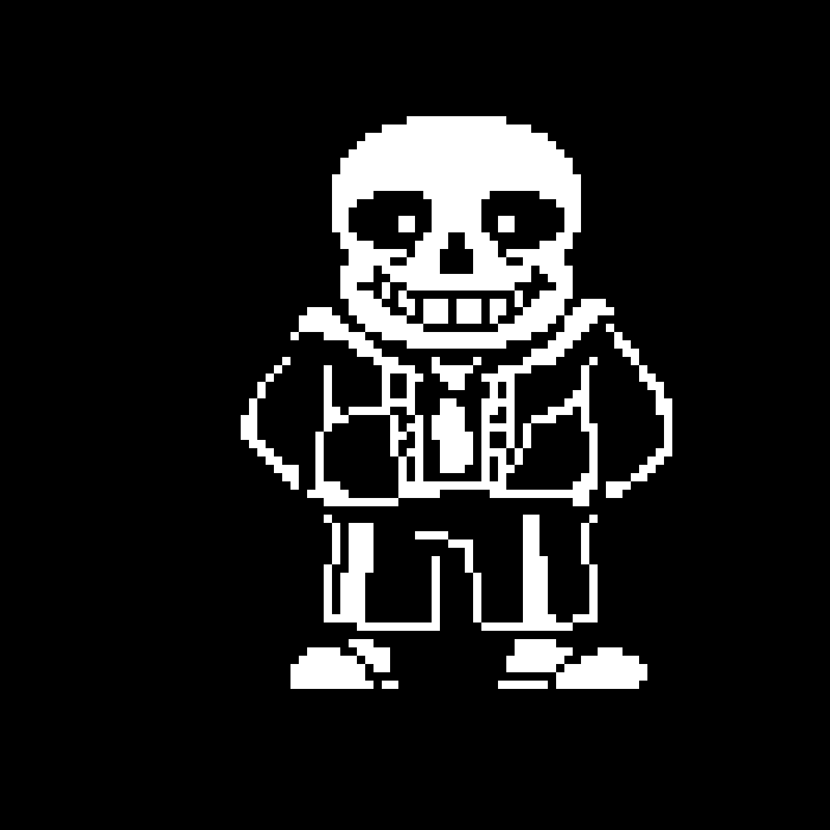 Pixilart - Sans Sprite Base by Matthew2013