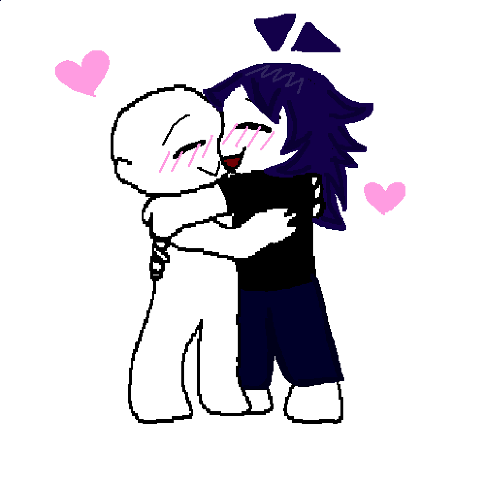 Pixilart - HUG ^base^ with me by LUNARandBUD