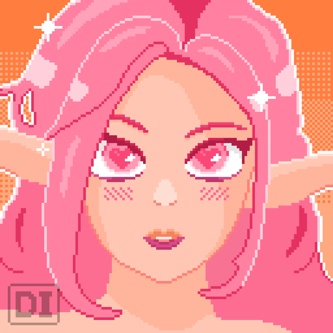 Pixilart - Pink elf girl by darkinjection