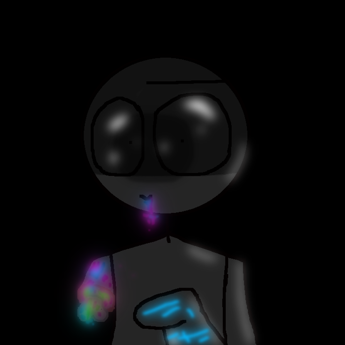 Pixilart - TW for neon gore by Muffin-Squad