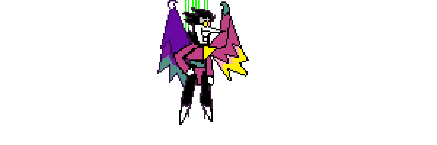 Pixilart - SPAMTON NEO [tries to] FLY by ManOfPipis1997