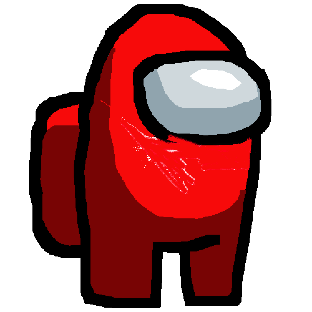 Pixilart - red is sus by drawing101lol