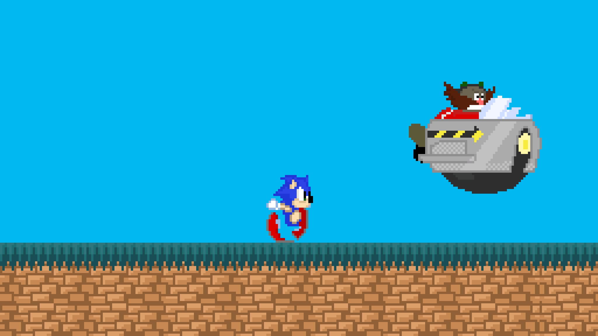 Pixilart - chasing the egg by Kalviniscool