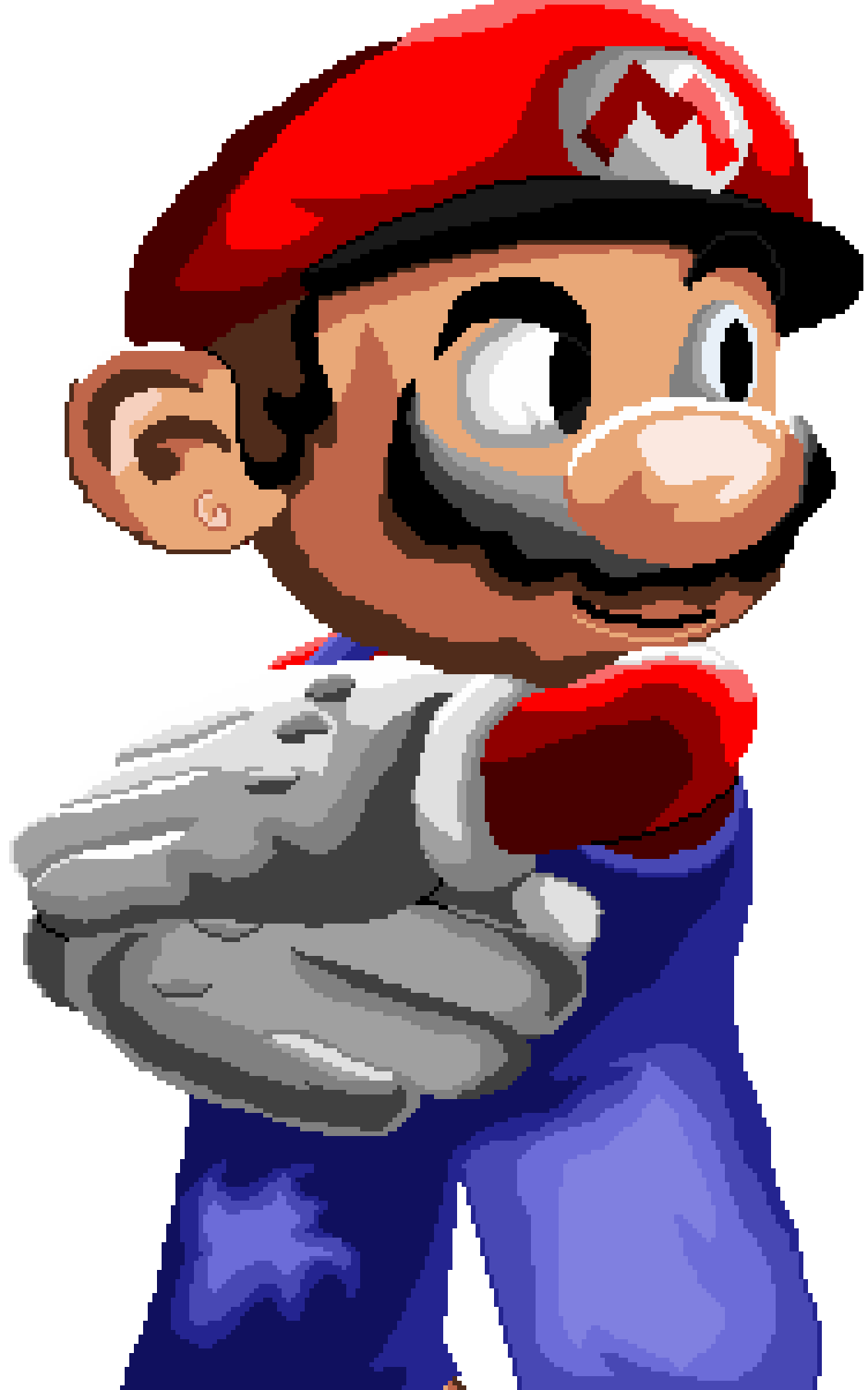 Pixilart - Mario with crossed arms by Jmear-Collins96