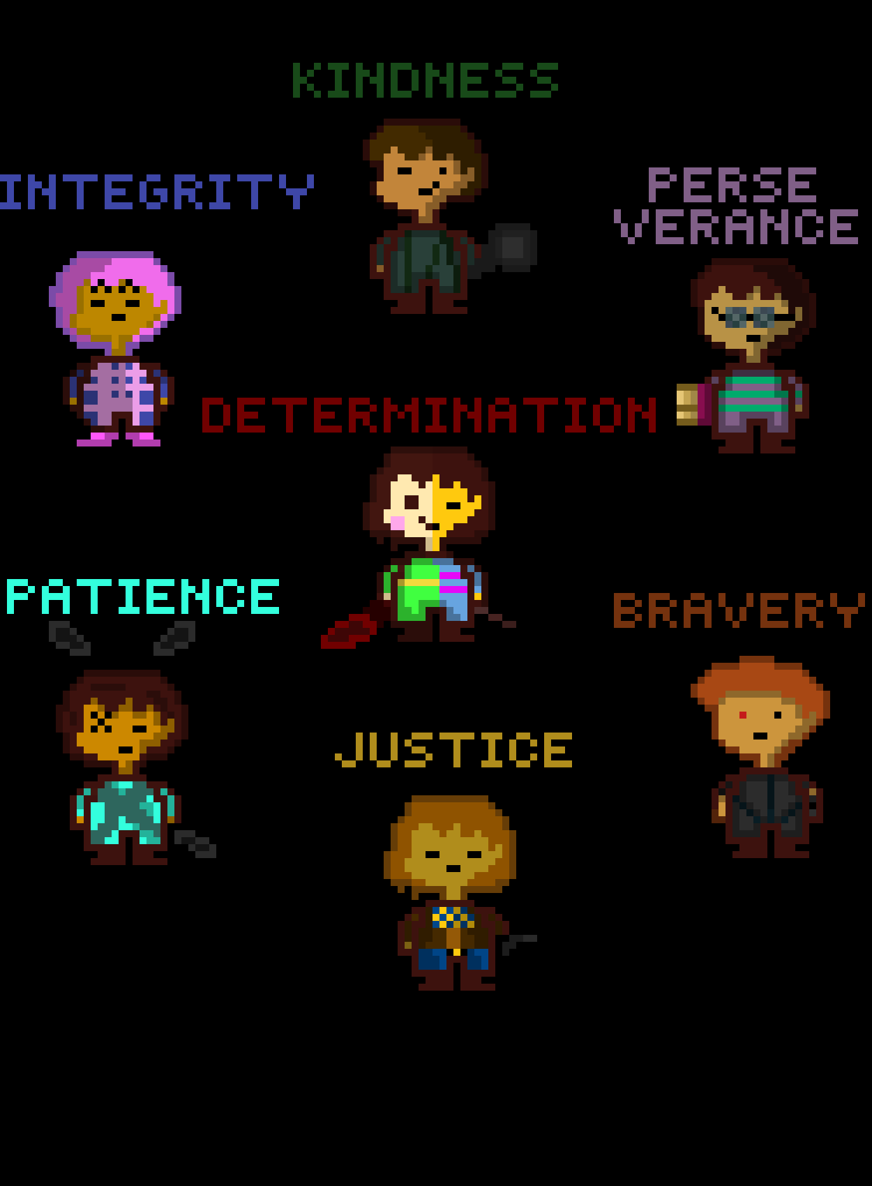 Pixilart - The Seven Human Souls by 0mer