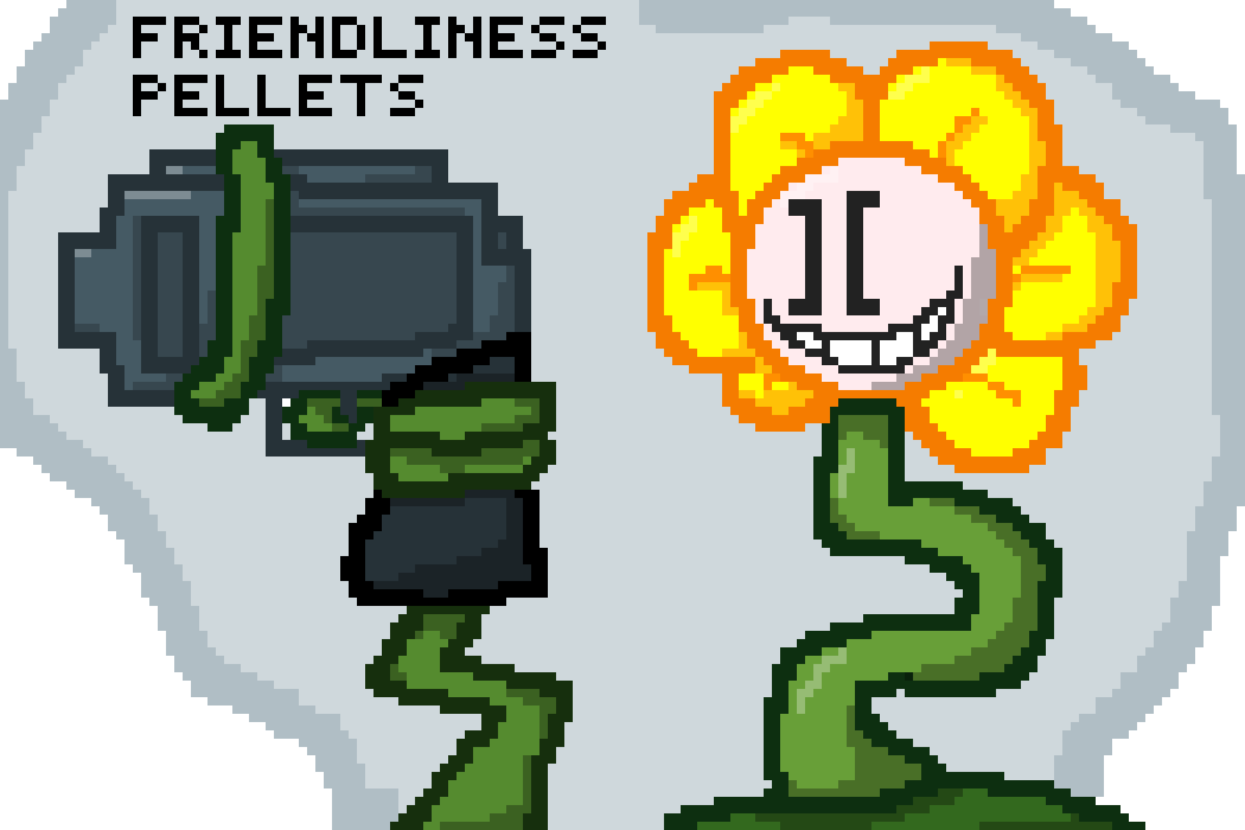 Pixilart - Friendliness pellets by bananabomb832