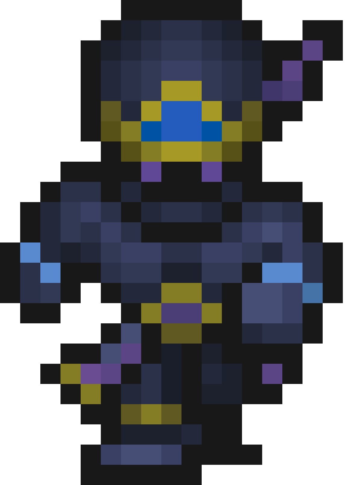 Pixilart - FFVI - Shadow (Walk Forward) by DKJF-Pixel