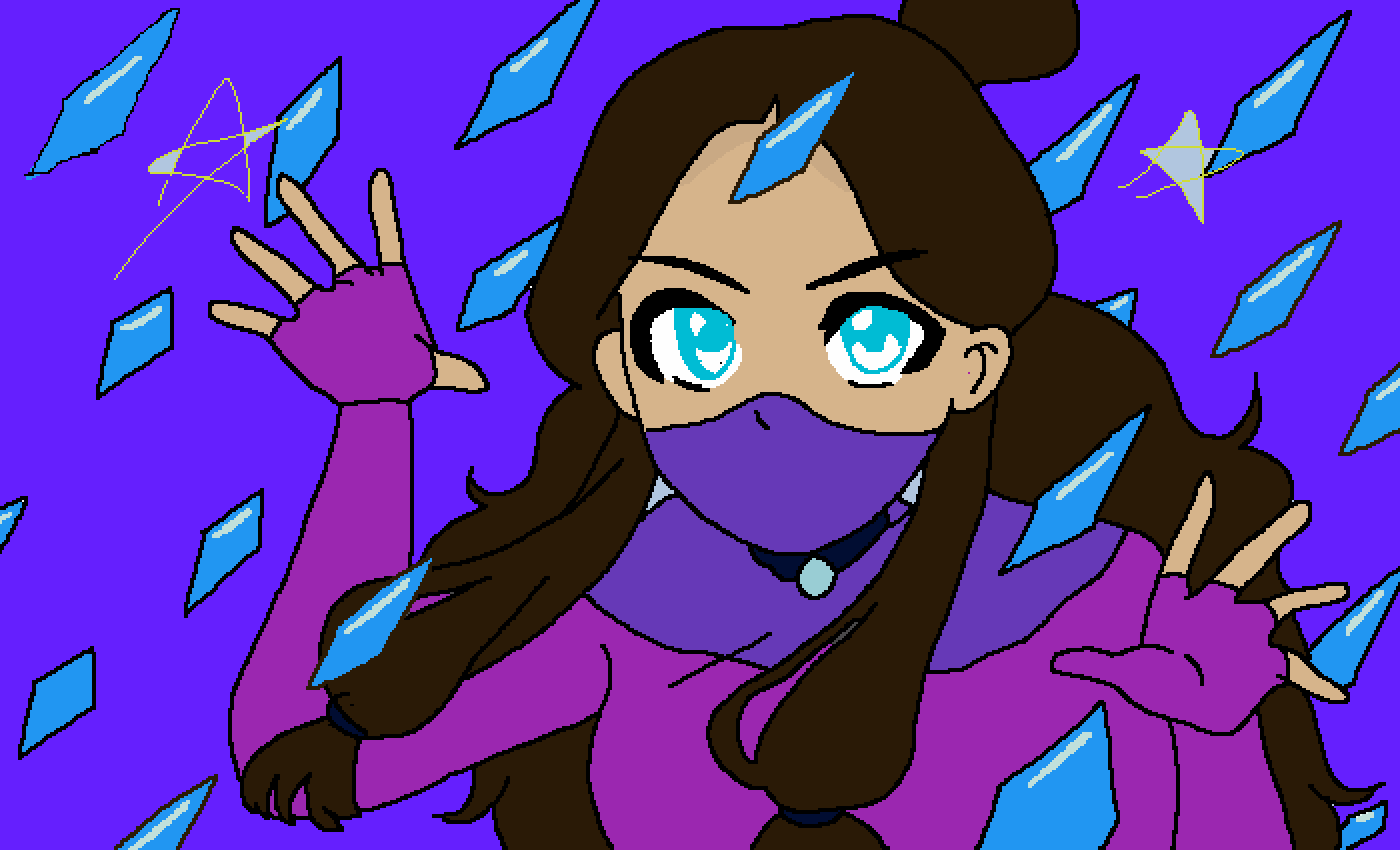Pixilart - Ninja Katara by lalalalaalalala