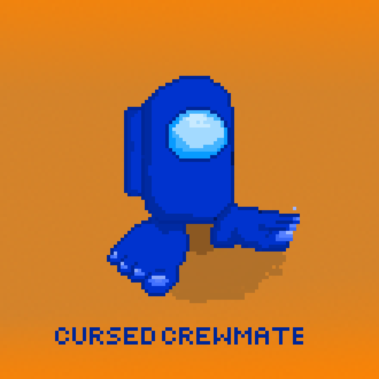 Pixilart - Cursed crewmate by NYXKo