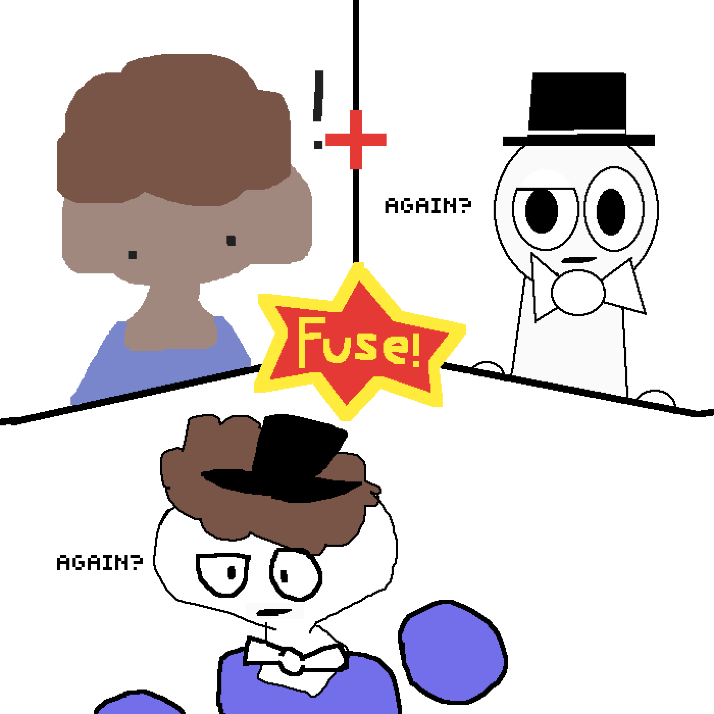 Pixilart - Fusion template by blusterthekirb