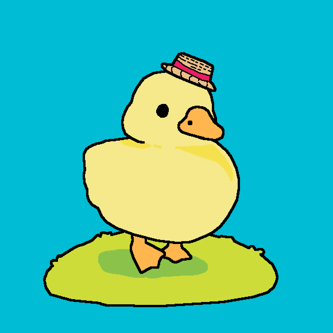 Pixilart - fancy little duck by DaisyGirl123