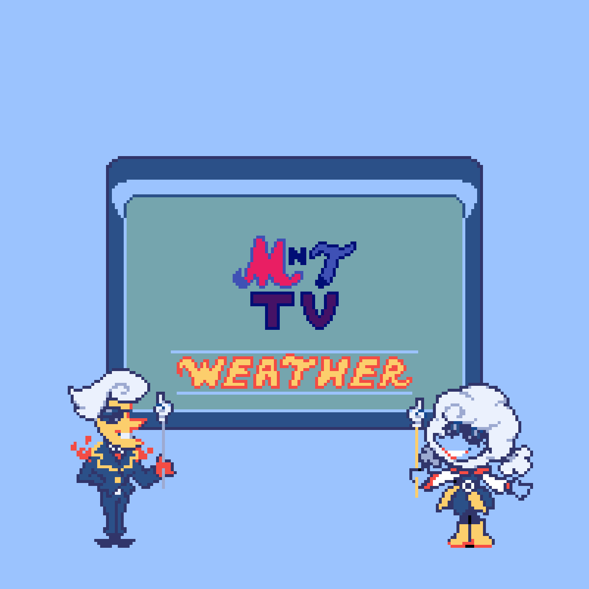 Pixilart - The Weather duo by TheC0MICguy