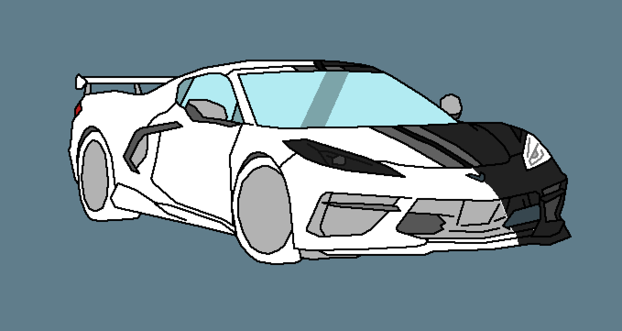 Pixilart - C8 Corvette Base by Empire-of-god