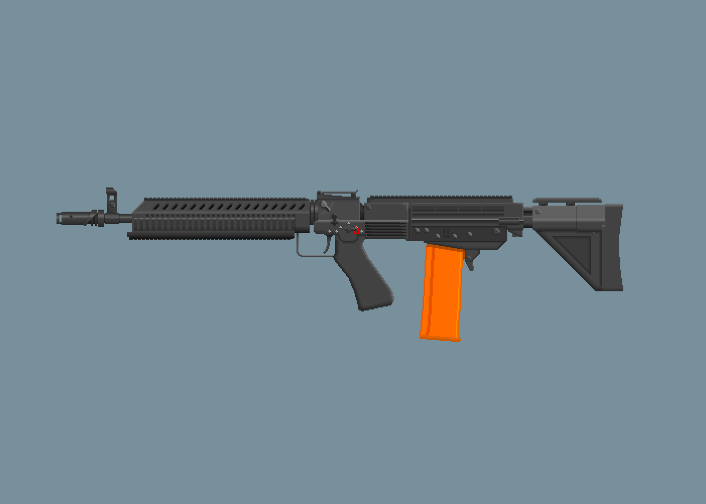 Pixilart - Modernized AK-45 rifle by AMERICAN-BOOTTT
