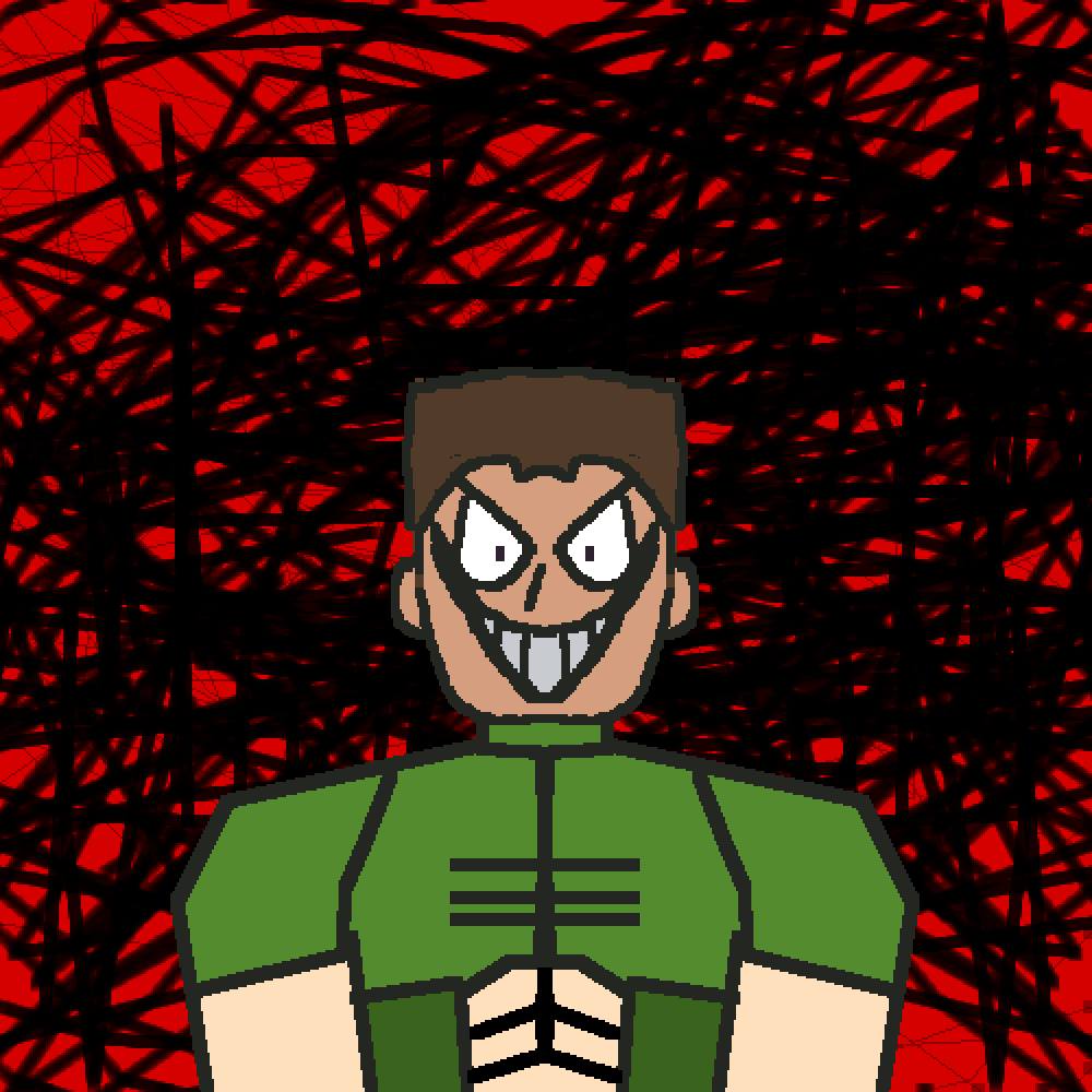 Pixilart - the doomguy by spidernoir