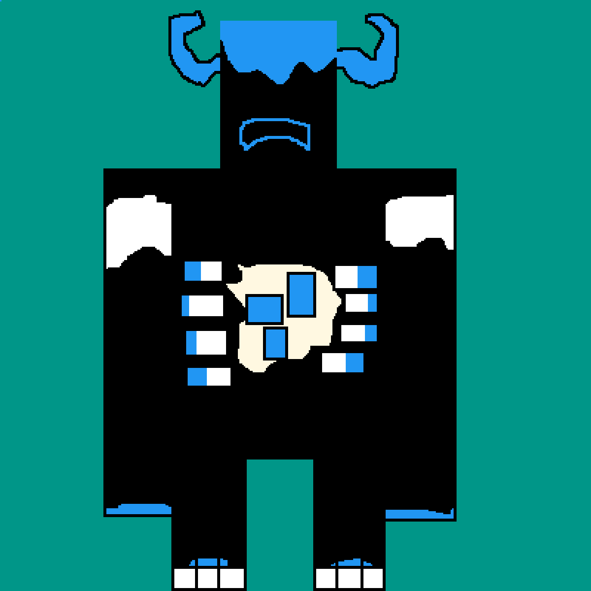 Pixilart - Minecraft Warden by MollyMcGeeFan