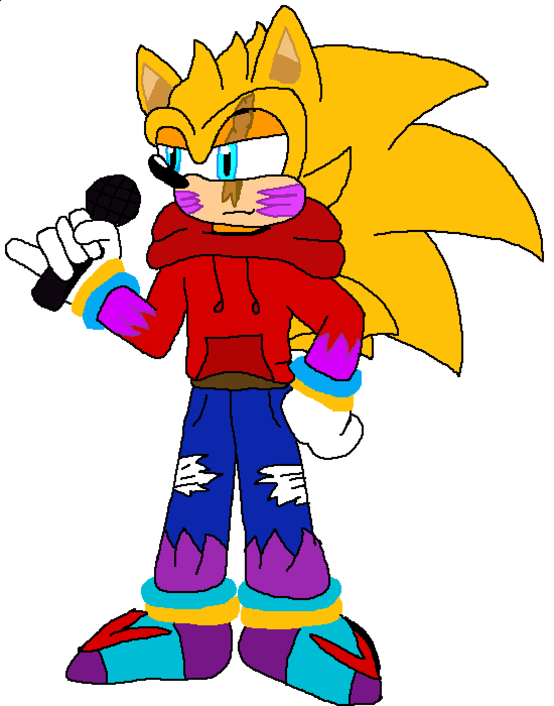 Pixilart - Logan Fnf Stance Pose Fnf Mod by Shadow-Logan