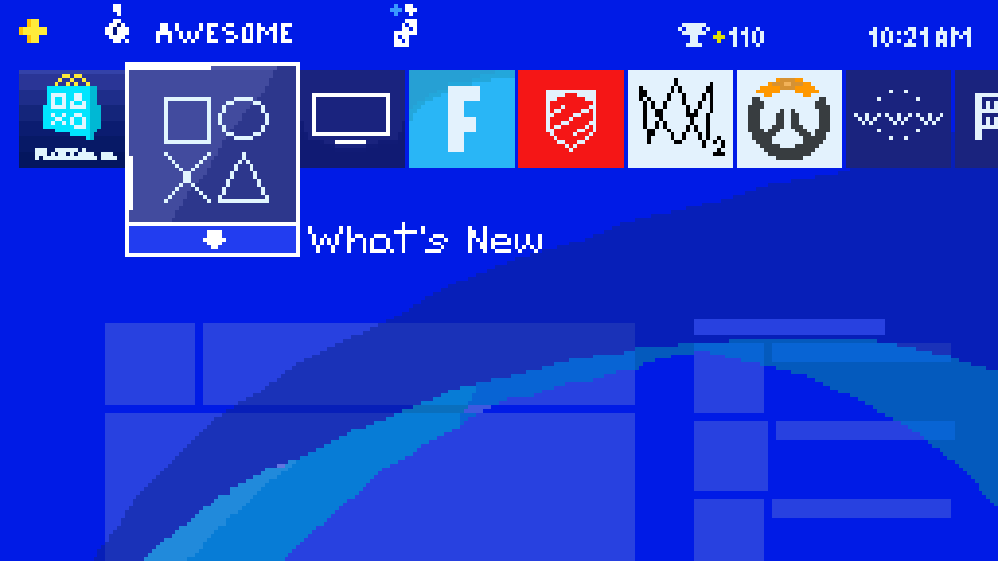 Pixilart - PS4 Menu by Dario-Jr