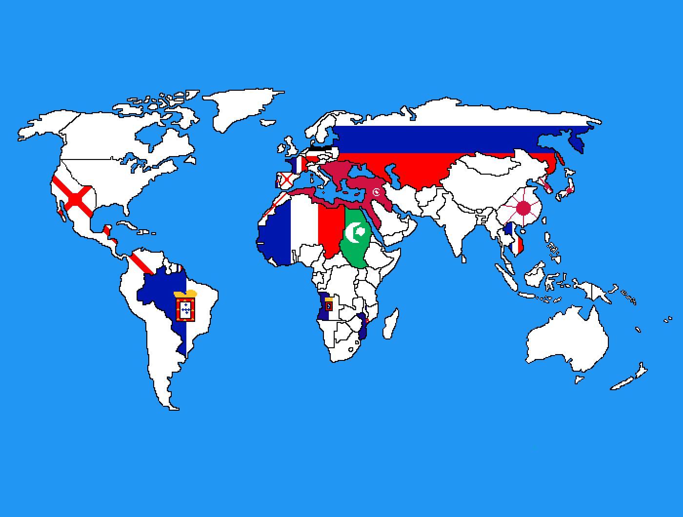 Editing world map by me (part 4) - Free online pixel art drawing tool ...