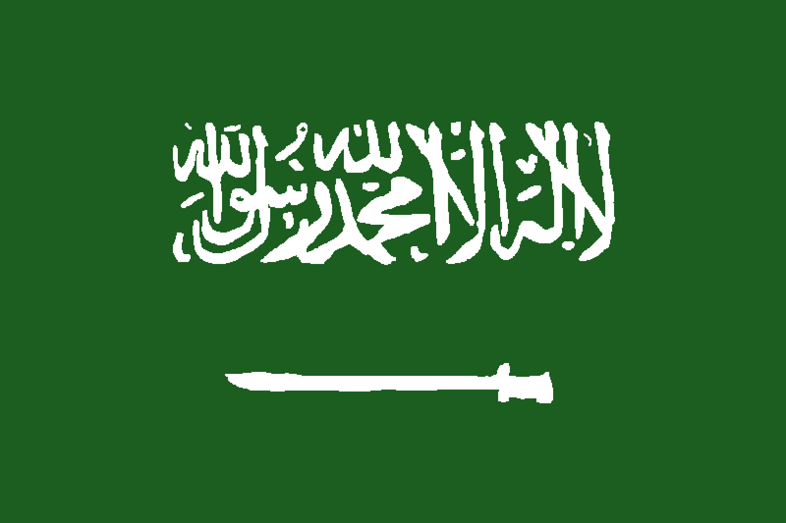 Pixilart - Flag of Saudi Arabia by Pyrobyte