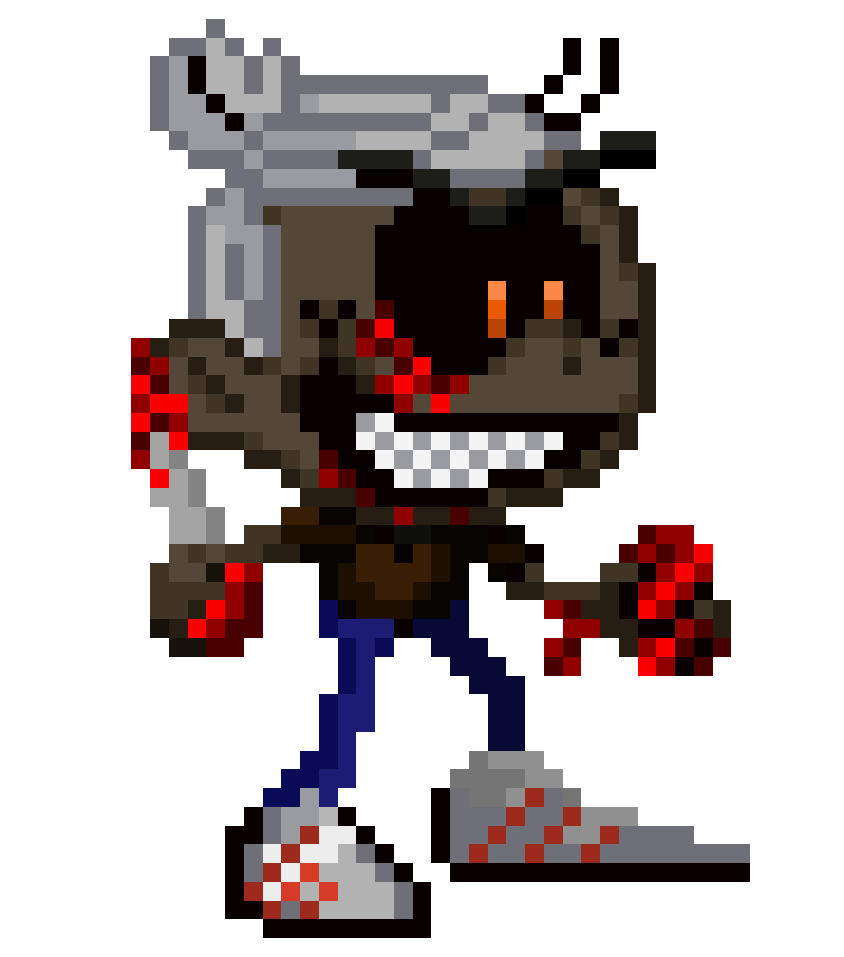 Pixilart - Terror Lincoln Loud Sprite Idle by Jmear-Collins96