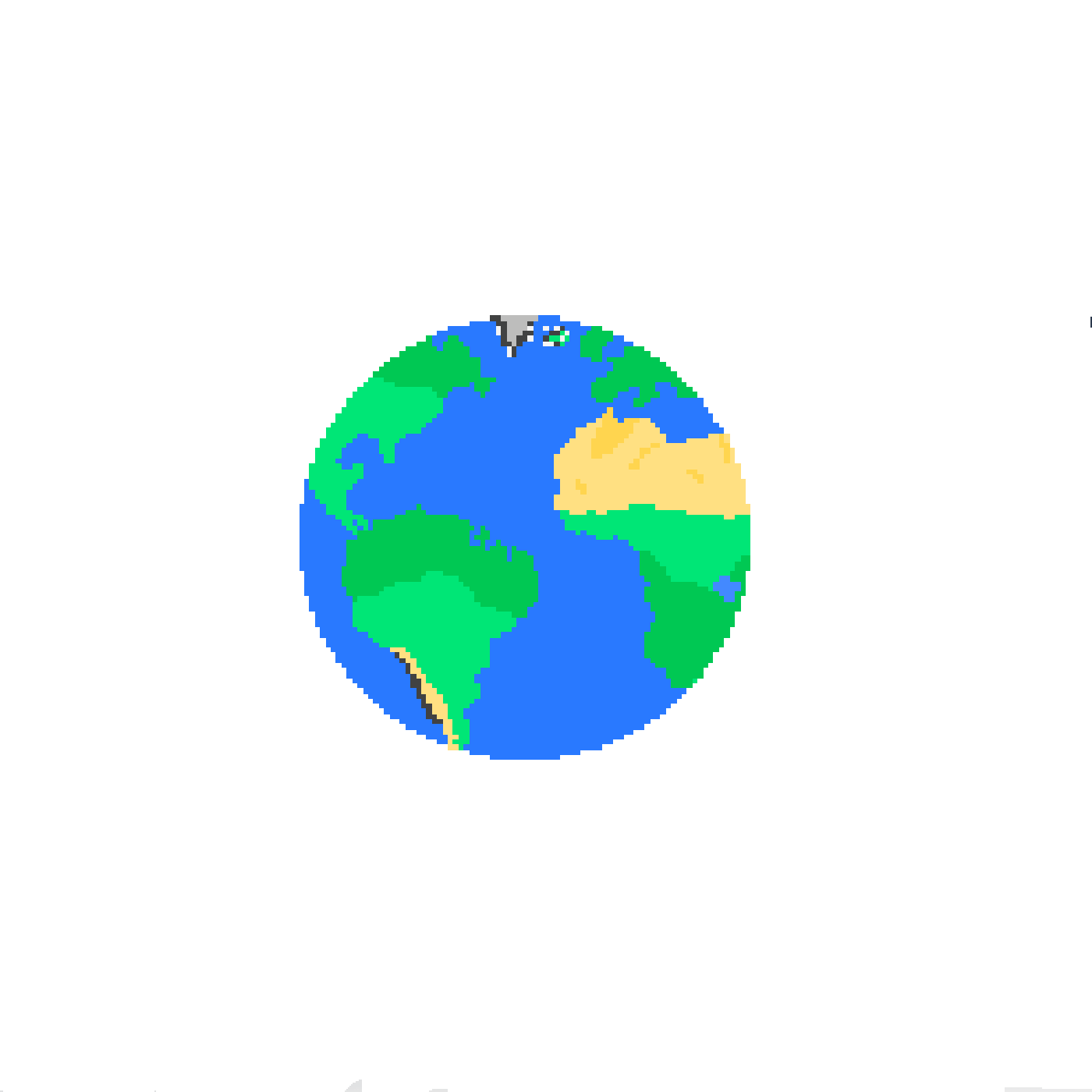 Pixilart - earth getting destroyed by Elanor