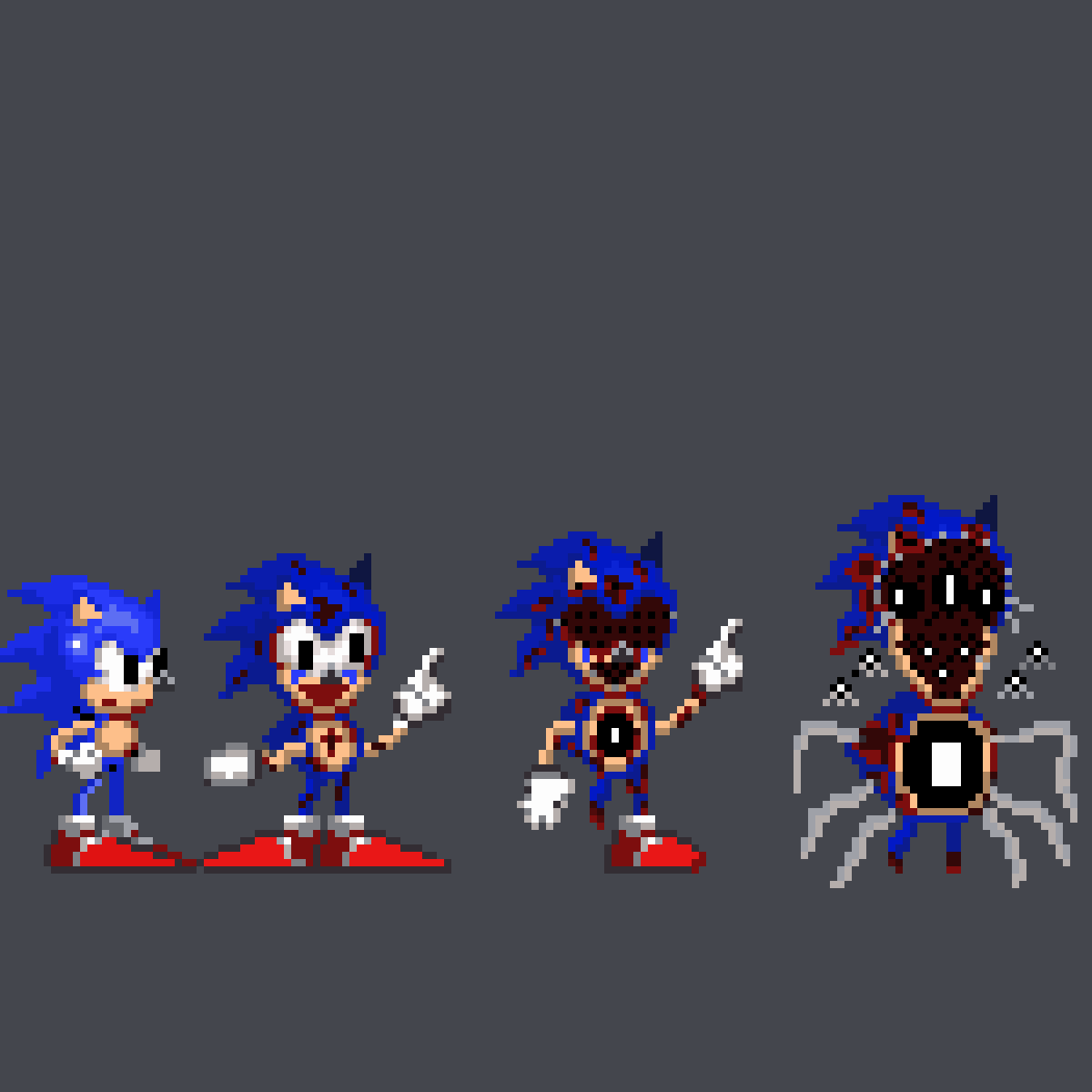 Pixilart - Sonic the Spider hedhehog Sprites animation by DPRf9MfrLBKZi3u