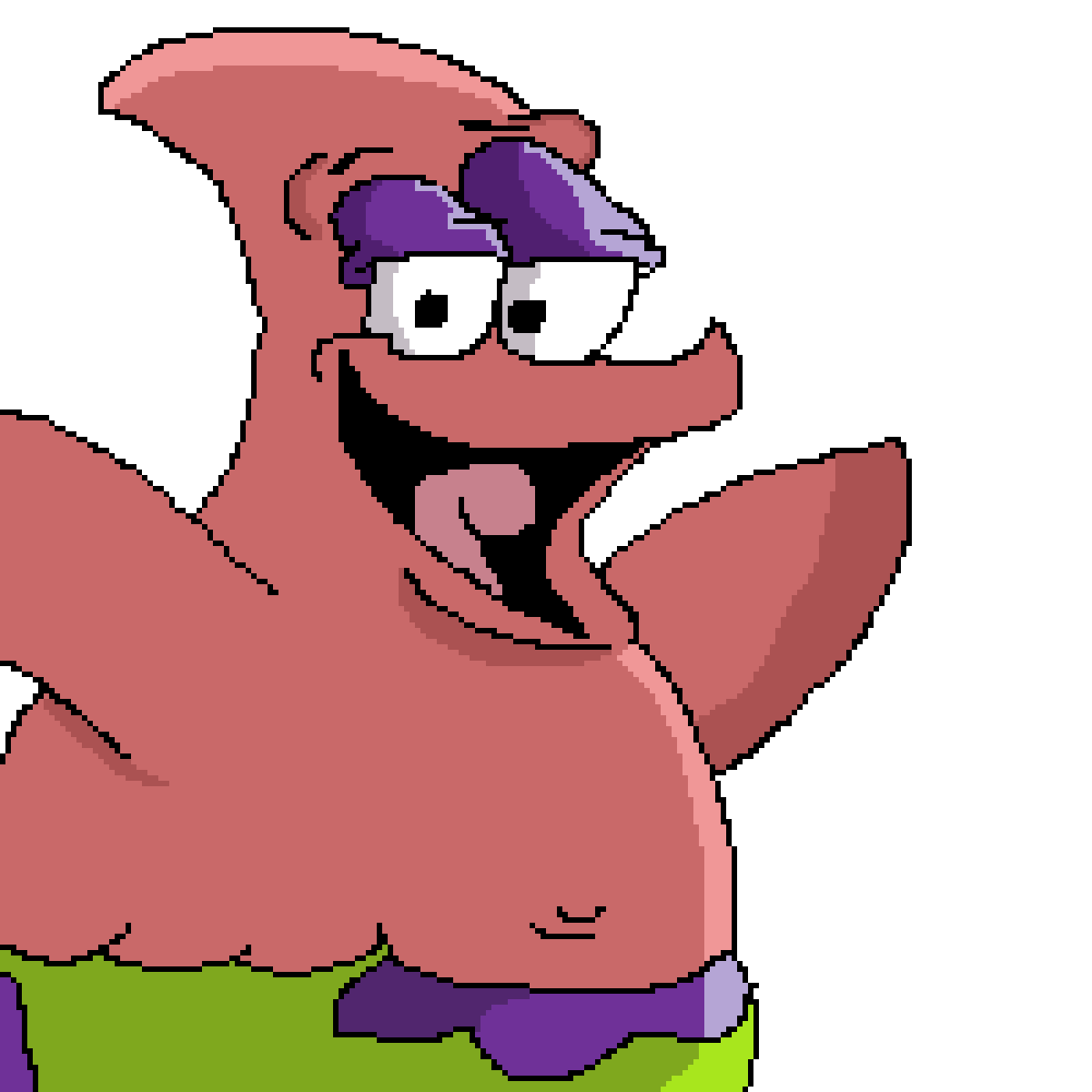 Pixilart - Patrick star! by Rayzono