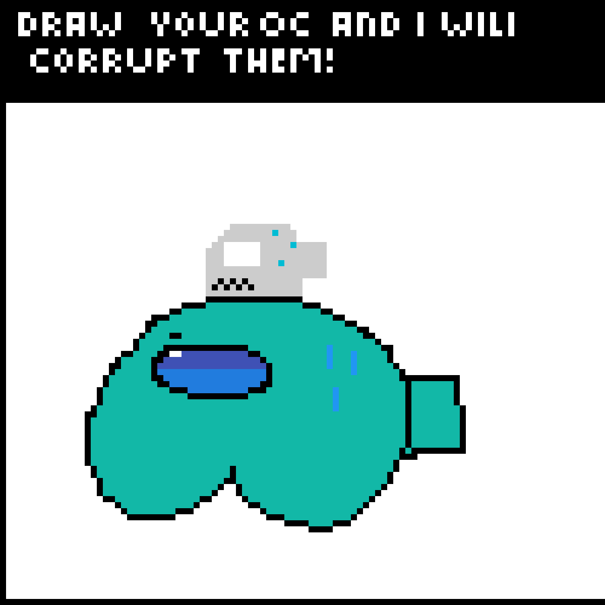 Pixilart - Draw my corrupted oc by cyanandlarry