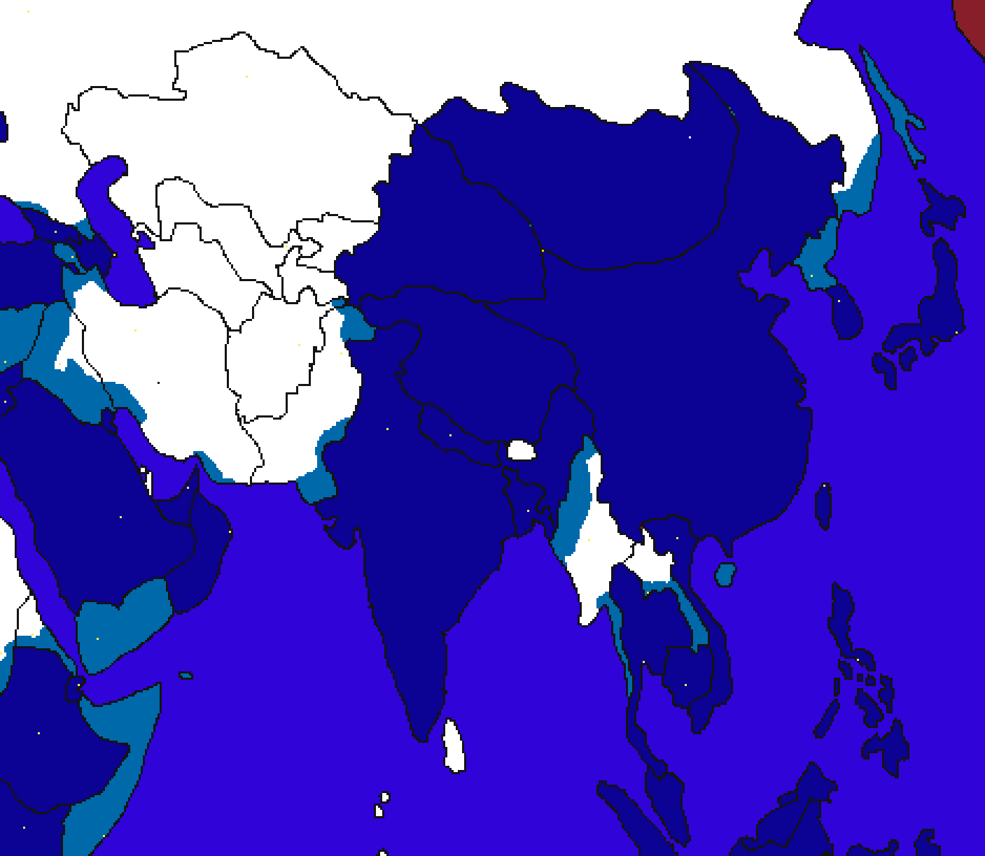 Pixilart - Asia Map by Navarletsee